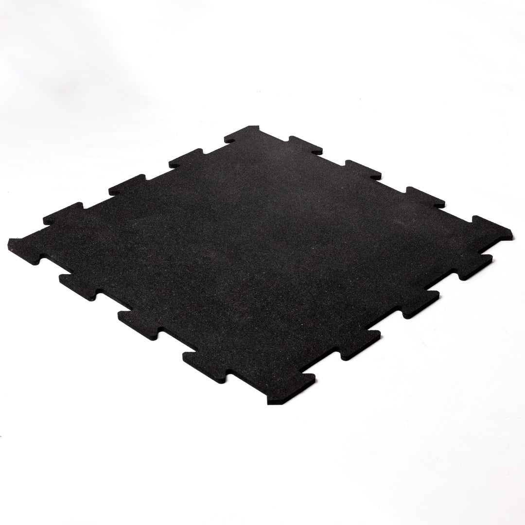 Rubber tiles for Gyms - puzzle shaped ( black ) – Eko Sistem